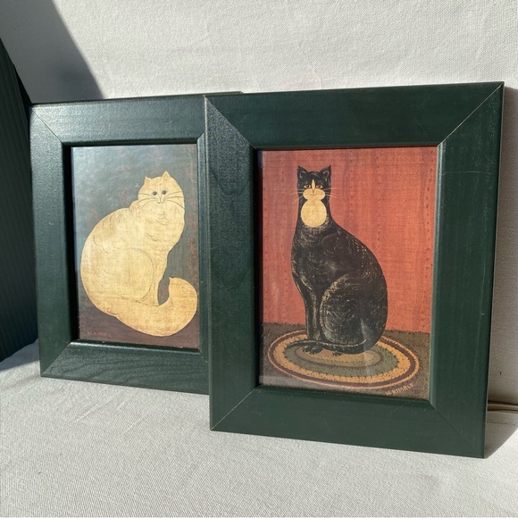Warren Kimble | Art | Warren Kimble Vintage Rustic Cat Prints Hunter ...